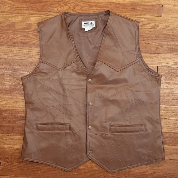 Duke Haband | Jackets & Coats | Duke Haband Leather Vest | Poshmark